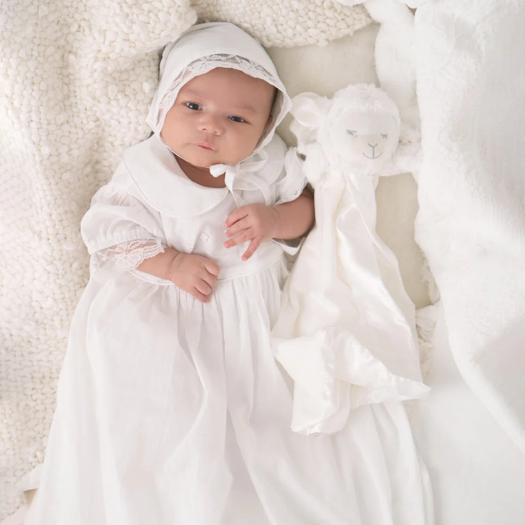 Girls Gown & Bonnet Christening Gift Set – Bray and Em Boutique