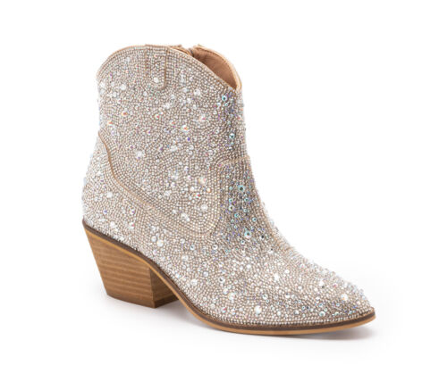 Shine Bright Rhinestones Bootie – Bray and Em Boutique